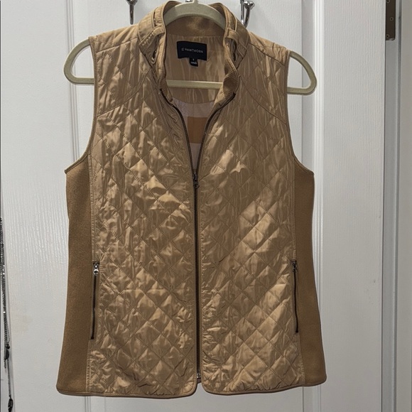41 Hawthorn | Jackets & Coats | 4 Hawthorn Tan Quilted Vest With ...